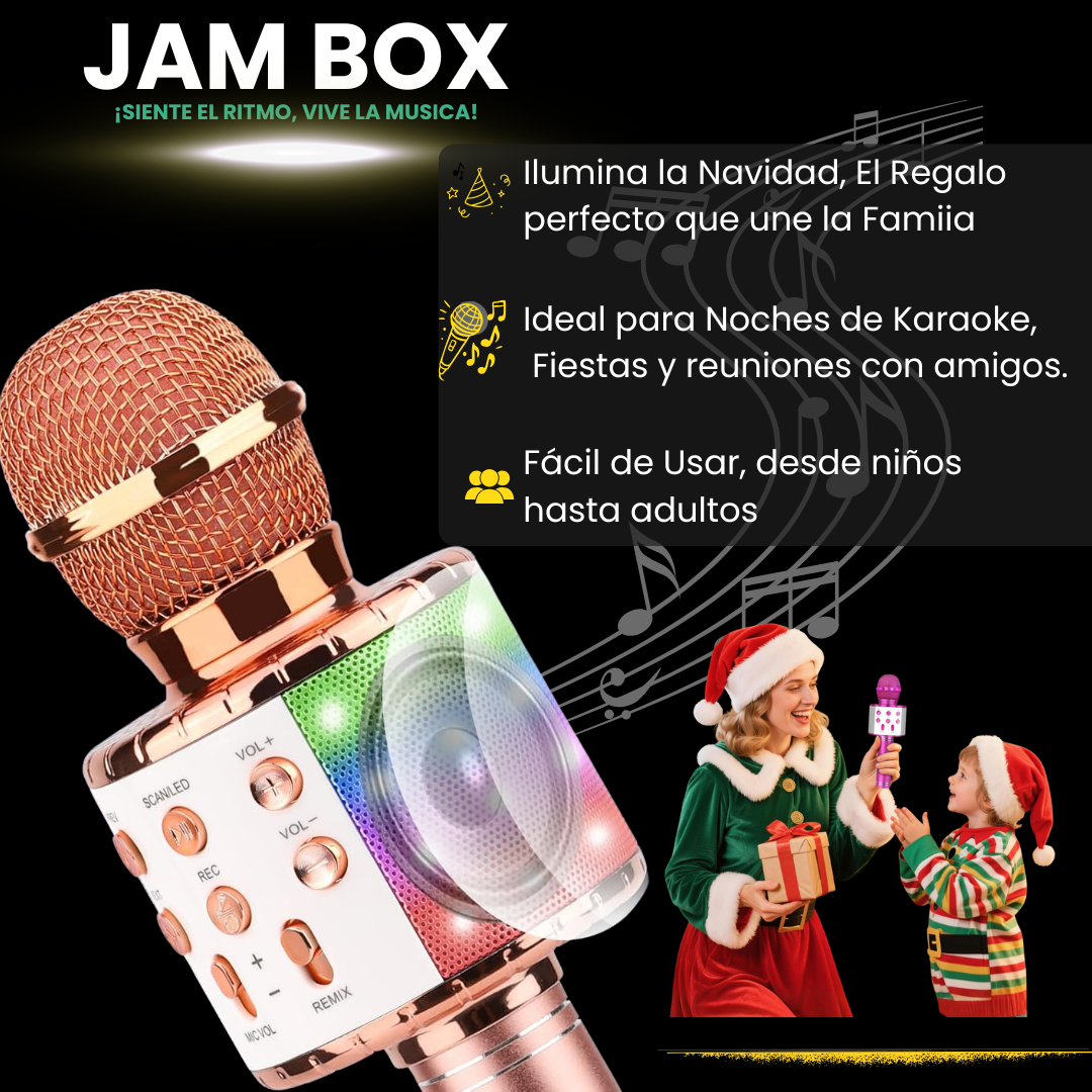 JAM BOX || Micrófono Karaoke – BanariaEcu